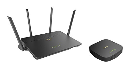 D-Link COVR Whole Home Mesh WiFi System AC3900, Up to 6,000 sq ft, Router & Seamless Extender Wireless Internet MU-MIMO (COVR-3902-US)