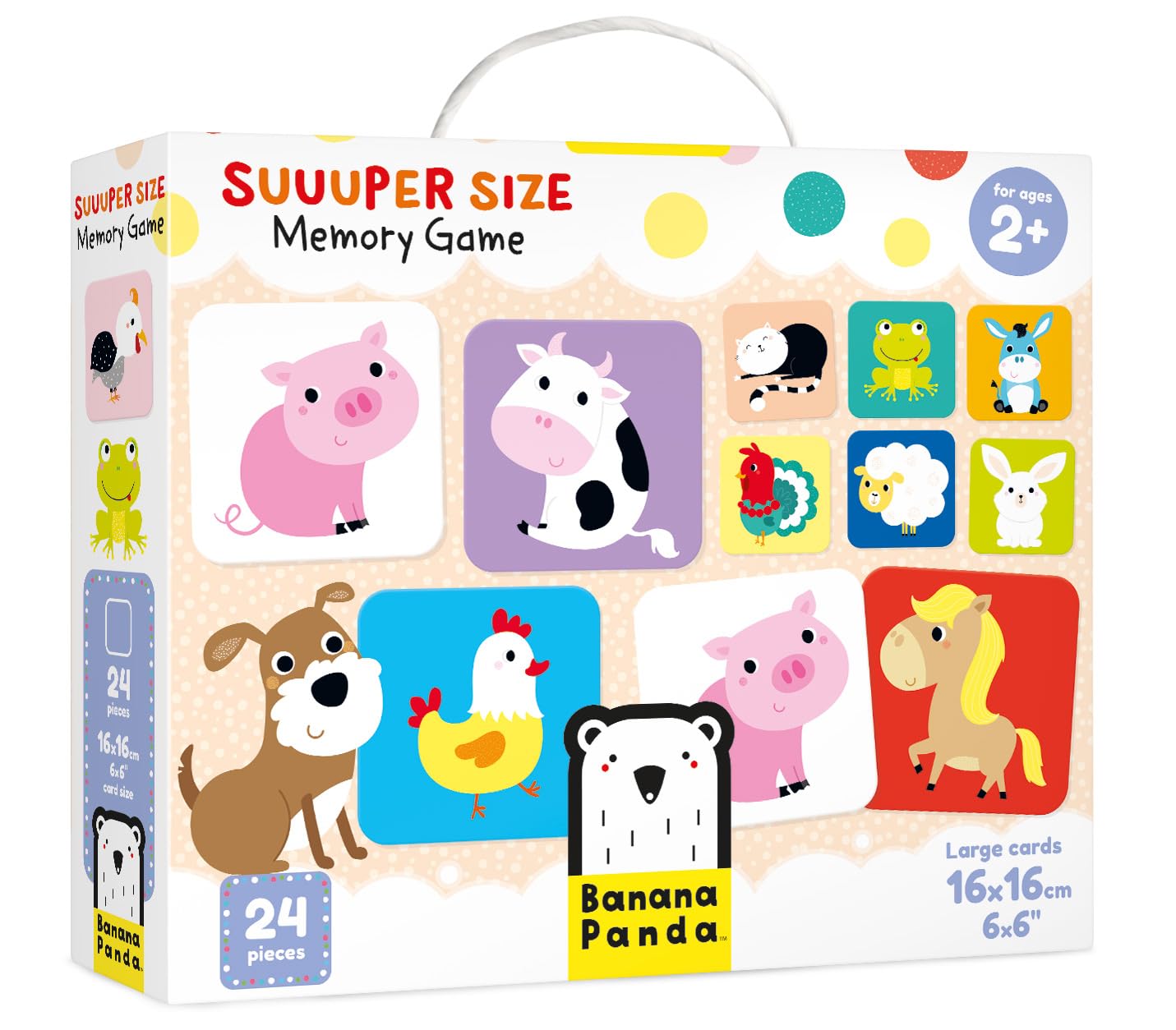 Banana Panda Memory Game and Matching Puzzle Bundle for Toddlers