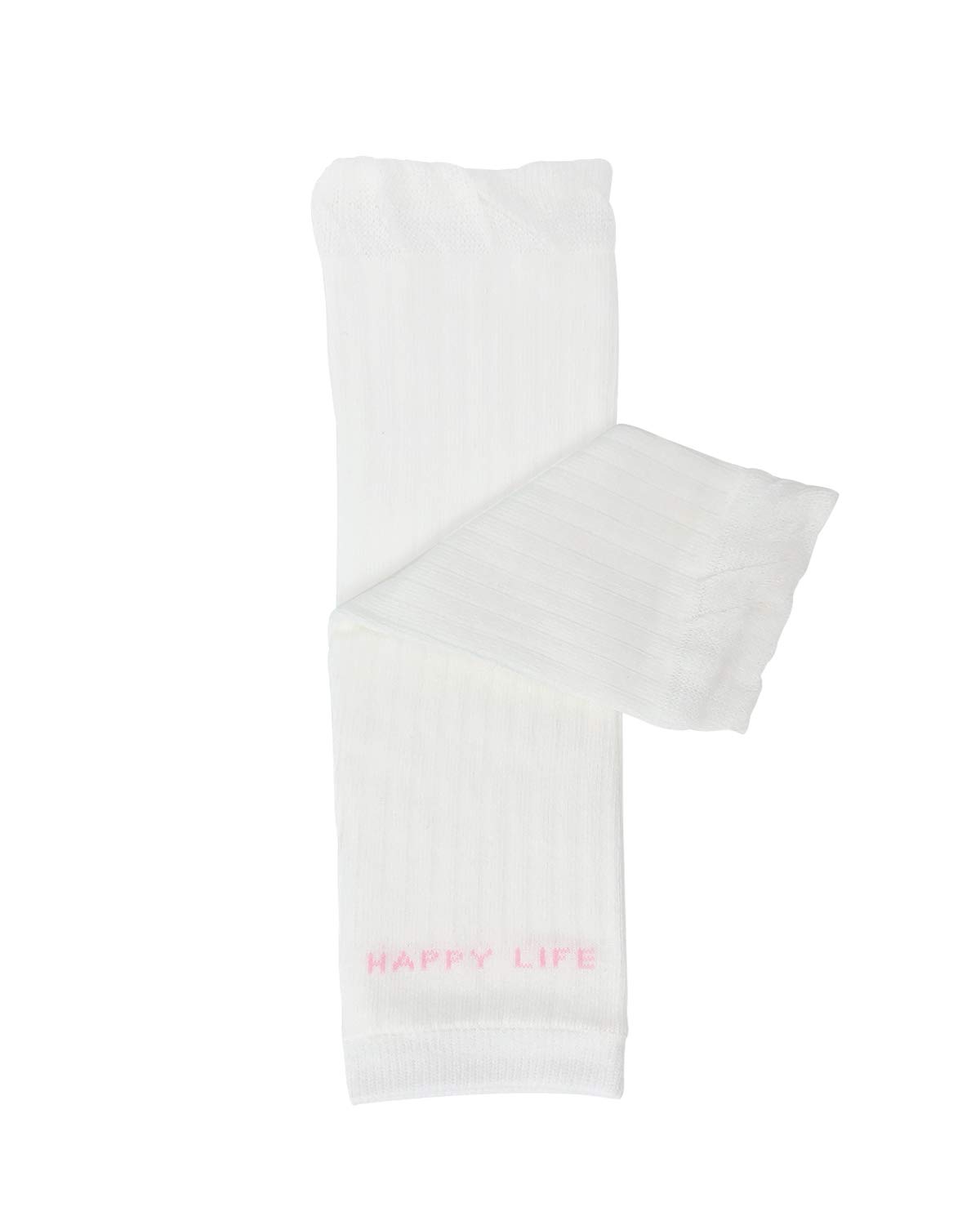 Bowbear 5 Pair Baby and Toddler Leg Warmers, Happy Legs Pink & Gray