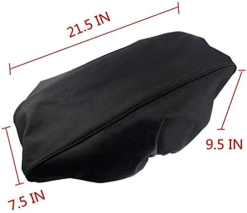 Deluxe Heavy Duty Winch Cover, Waterproof and Dust-Proof Winch Protective Cover with Elastic Band, Winch Protection Cover Fits Most Electric Winches from 8,500 to 17,500 Lbs