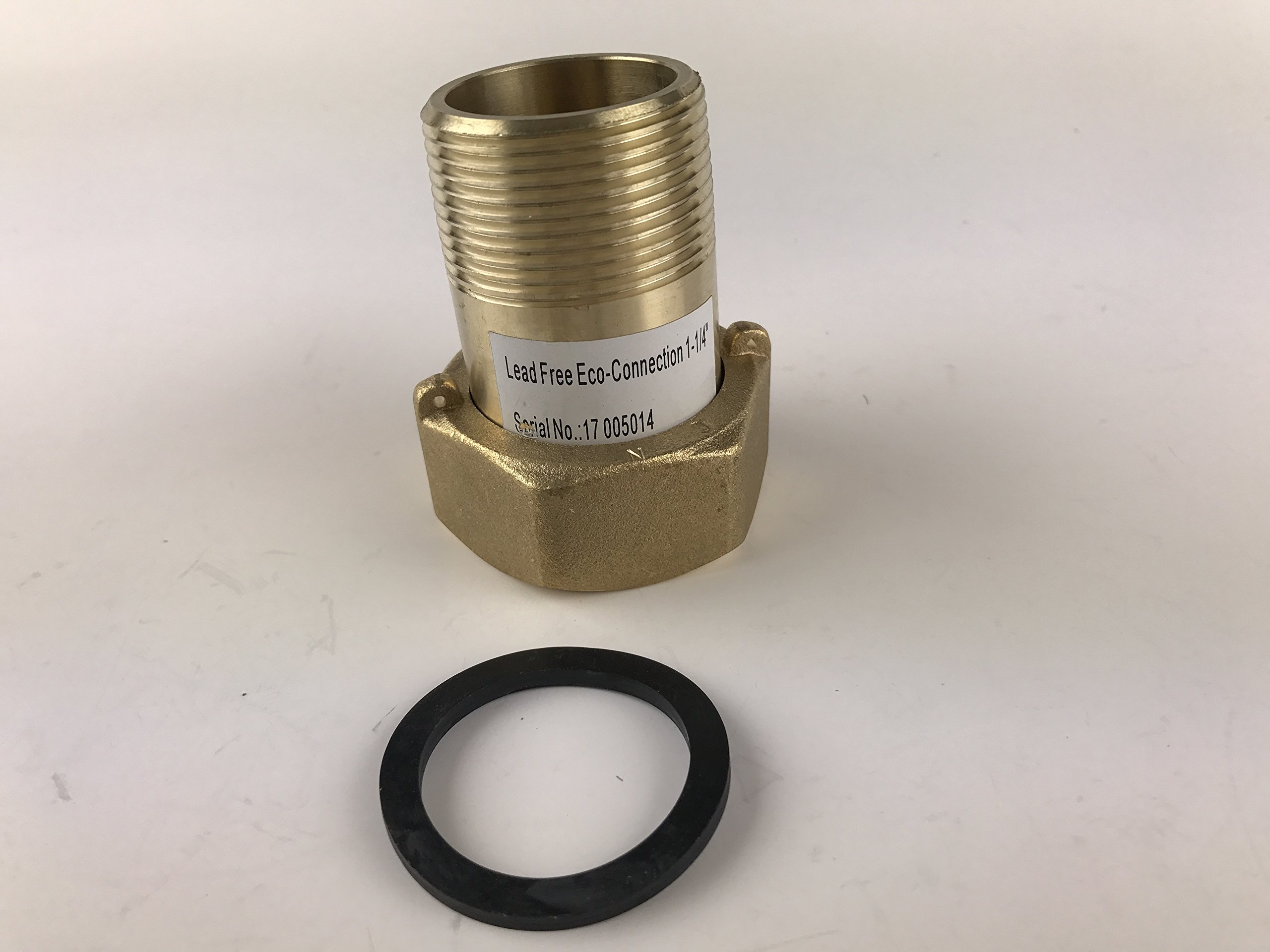DAE C-75NL 1pcs 3/4" NonLead Water Meter Coupling, 3/4" Male NPT, 1" Female NPSM