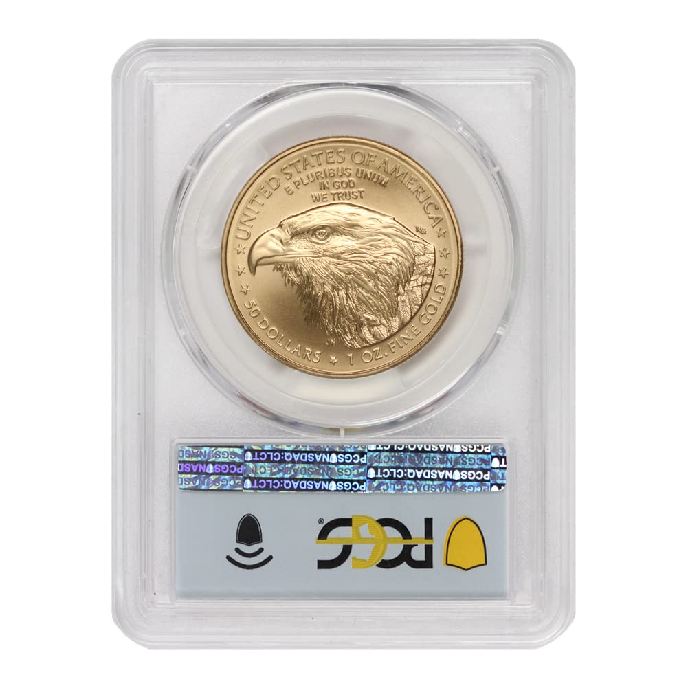 2022 1 oz American Gold Eagle MS-70 First Day of Issue by Mint State Gold $50 MS70 PCGS