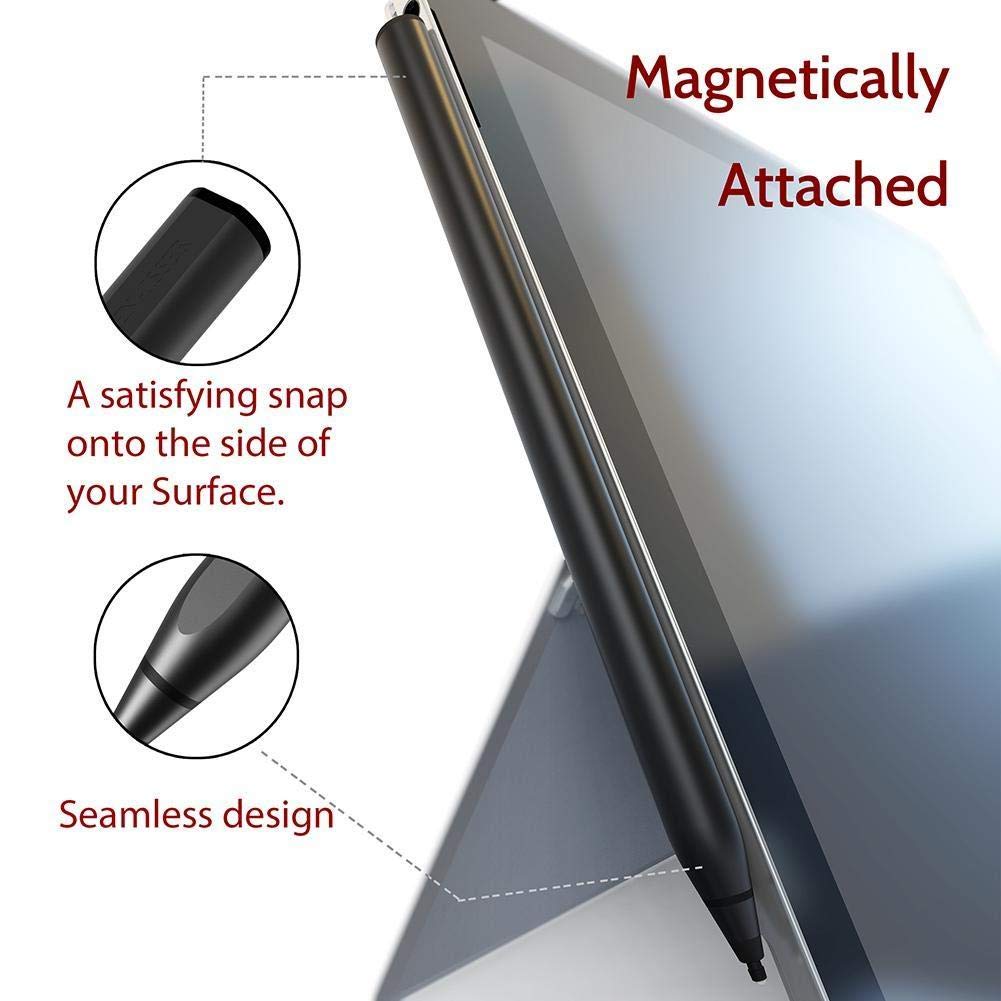 BoxWave Stylus Pen Compatible with HP Pavilion x360 Convertible 2-in-1 (14") - ActiveStudio Active Stylus, Electronic Stylus with Ultra Fine Tip - Jet Black