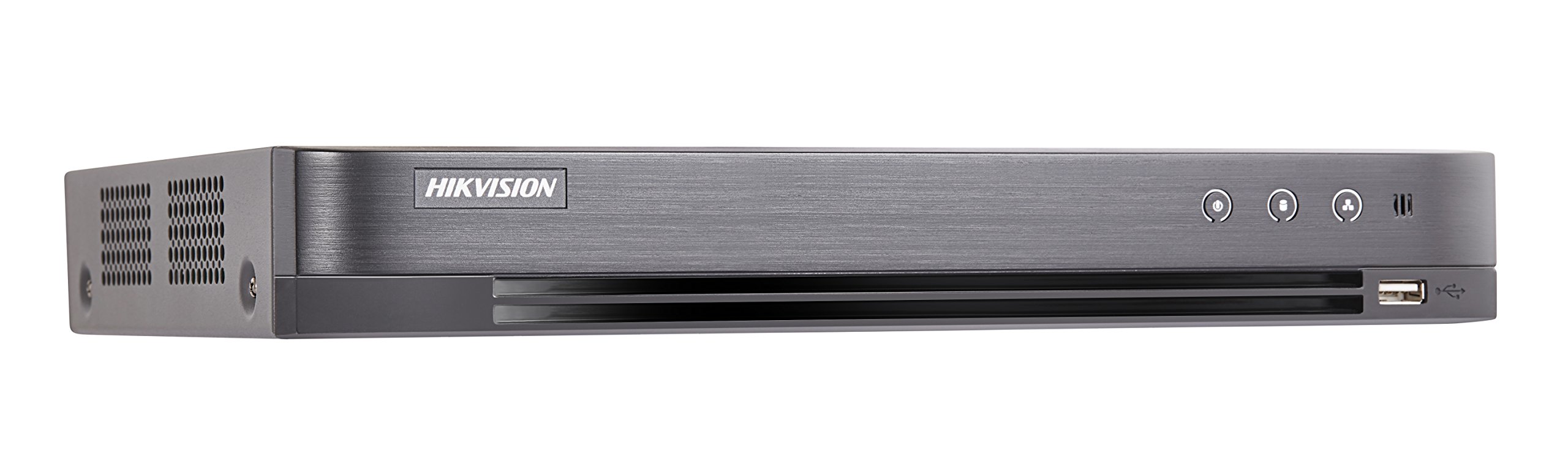 Hikvision H.265 Pro+ Turbo HD 8MP 8CH DVR 4K HDMI Supports up to 8MP TVI/ 5MP AHD/ 5MP CVI/Plus 8-CH 8MP IP CAM, 1-Sata HDD (HDD not Included)