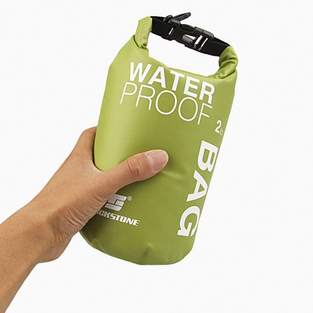 2L Small Green Waterproof Dry Bag Sack Canoe Kayaking Fishing Travel Camping