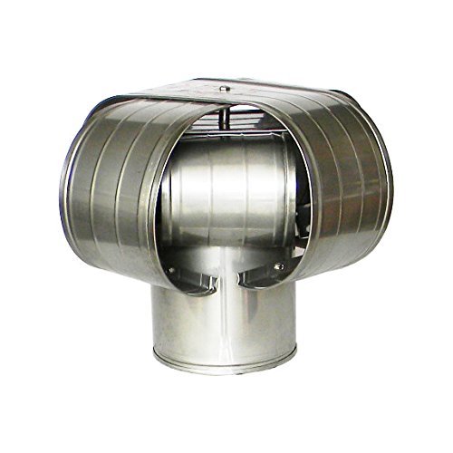 6” Stainless Steel Vacu-Stack Chimney Cap for Solid Pack Chimney Pipe
