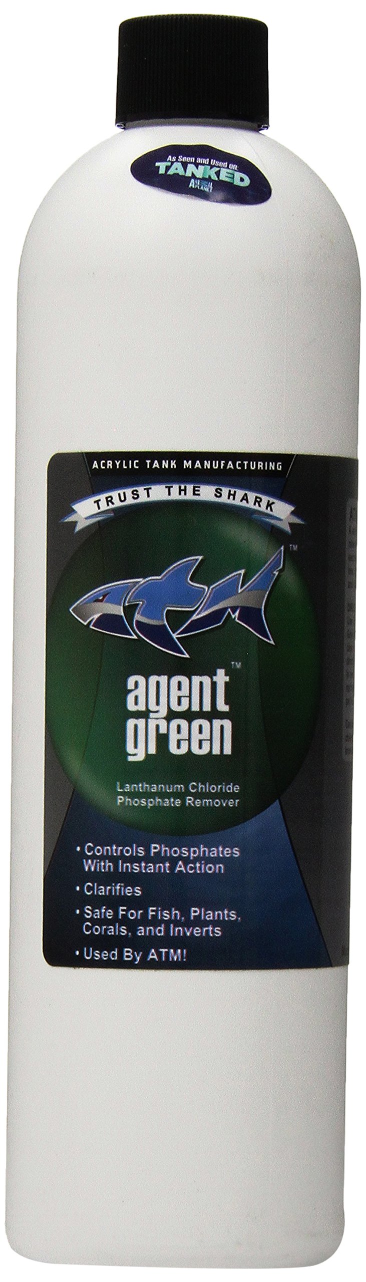 ATM Aquarium Products Agent Green Phosphate Remover Lanthanum Chloride 16 oz