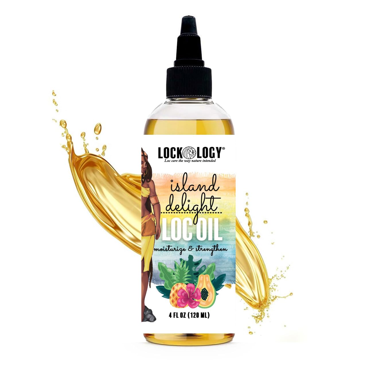 Oil for Locs; Jamaica Island Oil and Loc Moisturizer; Hair Oil for Locs; Dreadlock Hair Products and Loc Products for Black Women