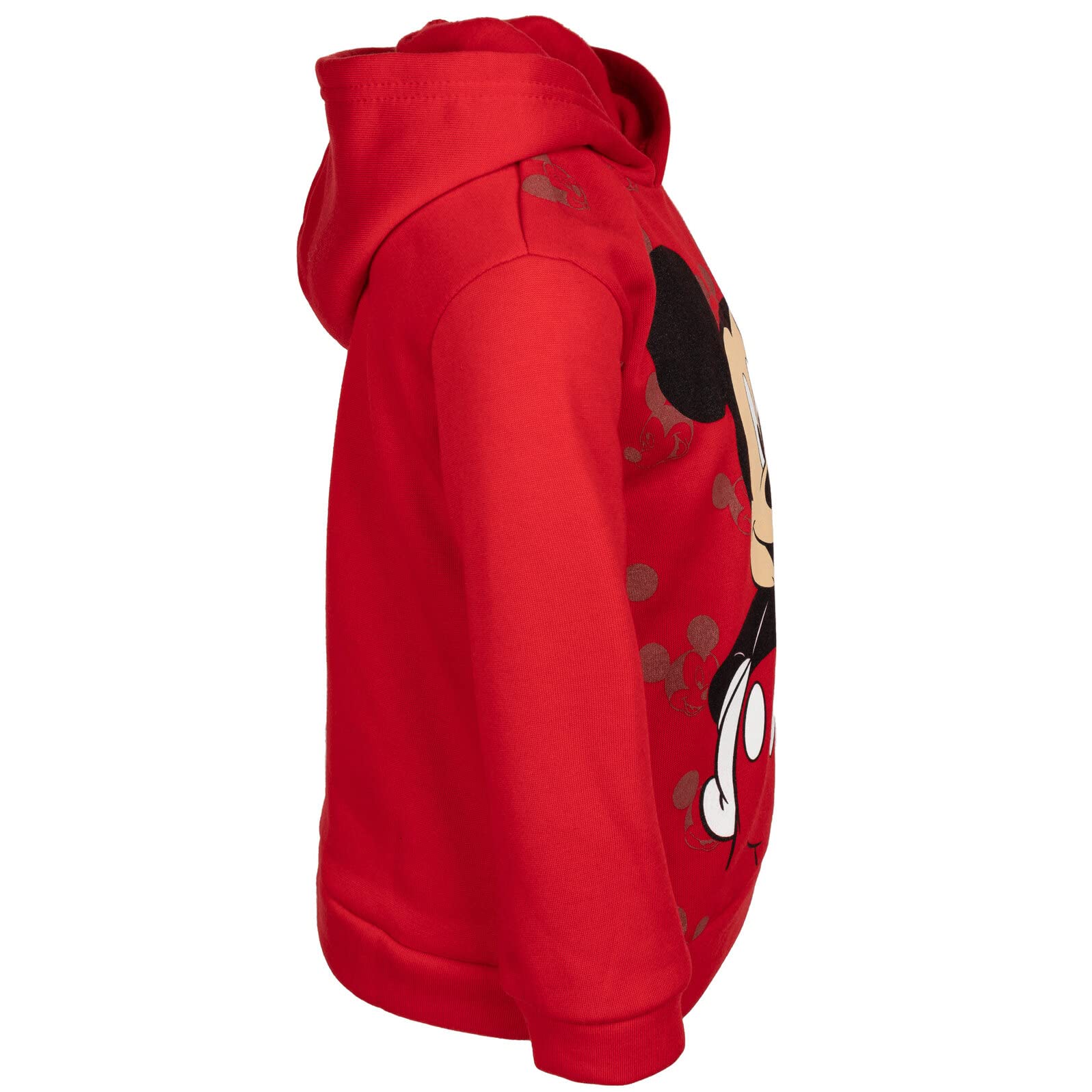 Disney Mickey Mouse Toddler Boys Pullover Hoodie Red 4T