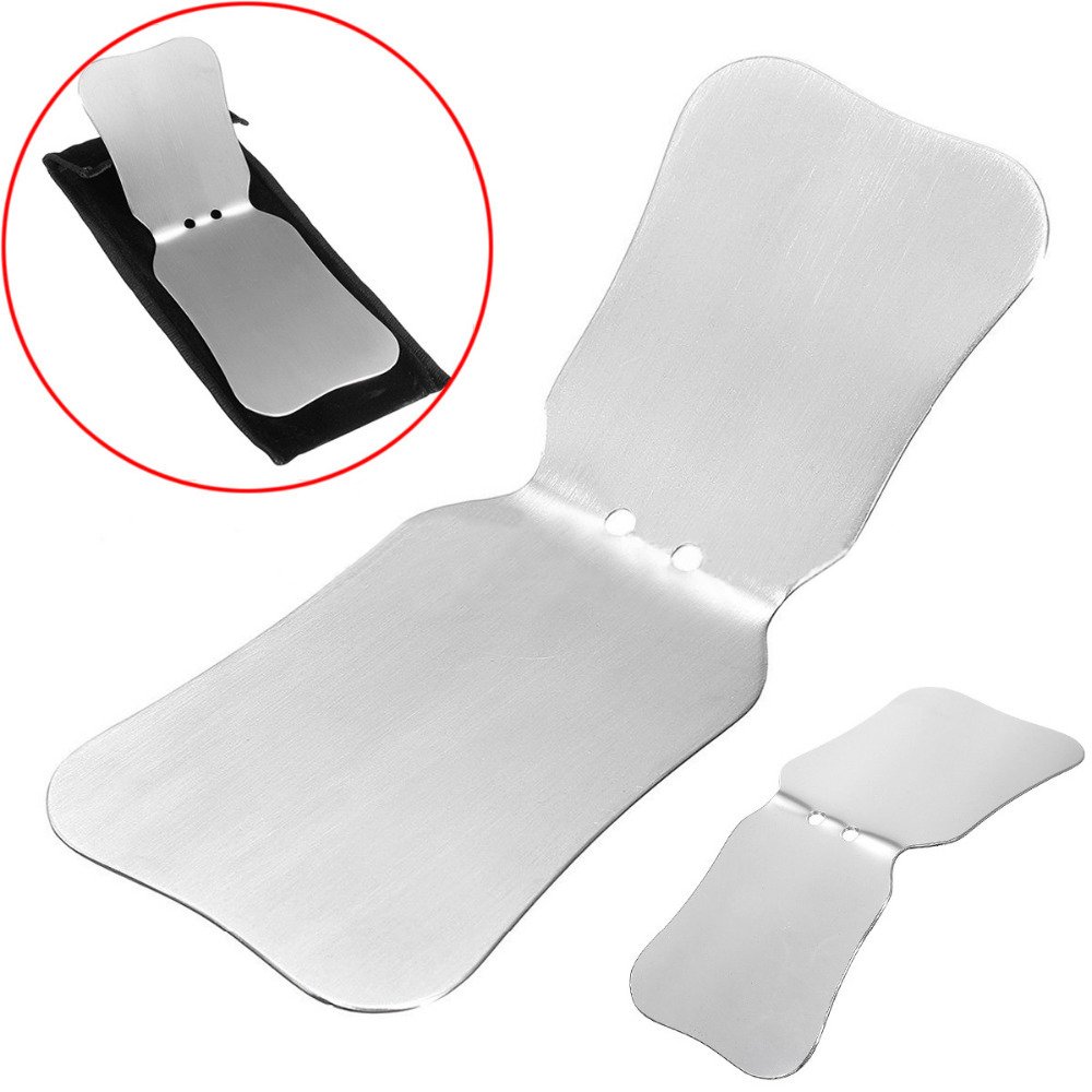 BesyTools Double-Side Mirror Stainless Steel Photography Mirrors, Intra-Oral Orthodontic Implant Reflector