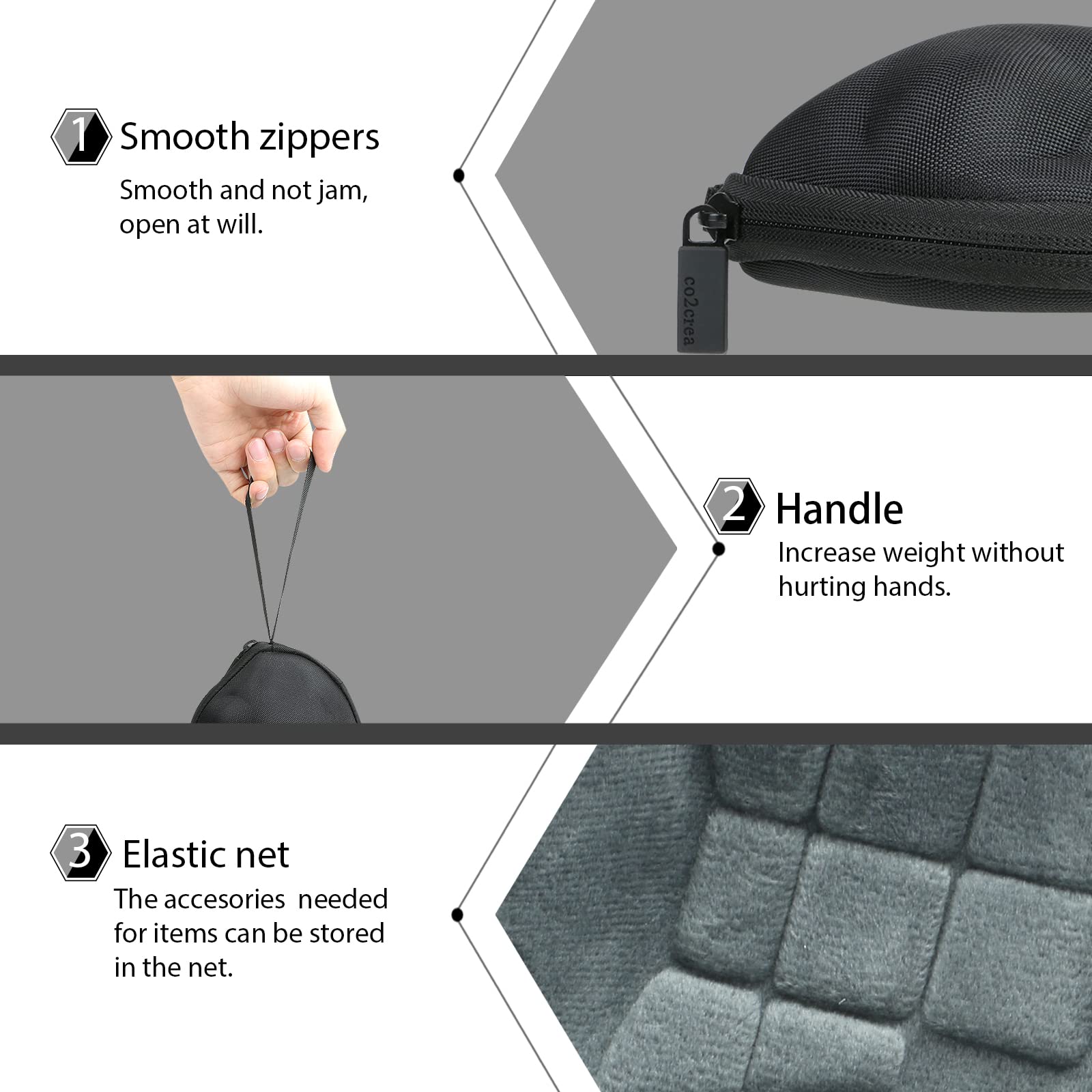co2CREA Hard Case Replacement for Logitech Ergo M575S / M575 / M570 Wireless Trackball Mouse