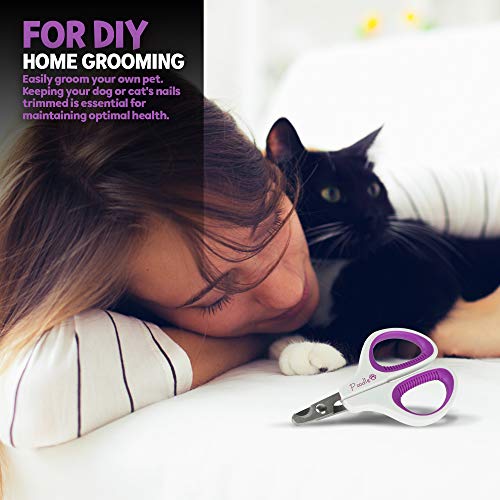 Cat Nail Clipper, Dog Nail Trimmers โ Pet Claw Scissors for Cats, Dogs, Rabbits & Small Animals โ Sharp Stainless Steel Professional Grooming Tool - Gentle Yet Effective