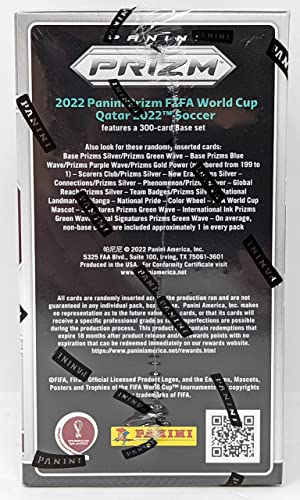 2022 Panini Prizm FIFA World Cup Qatar Soccer Blaster Box (24 Cards Total)