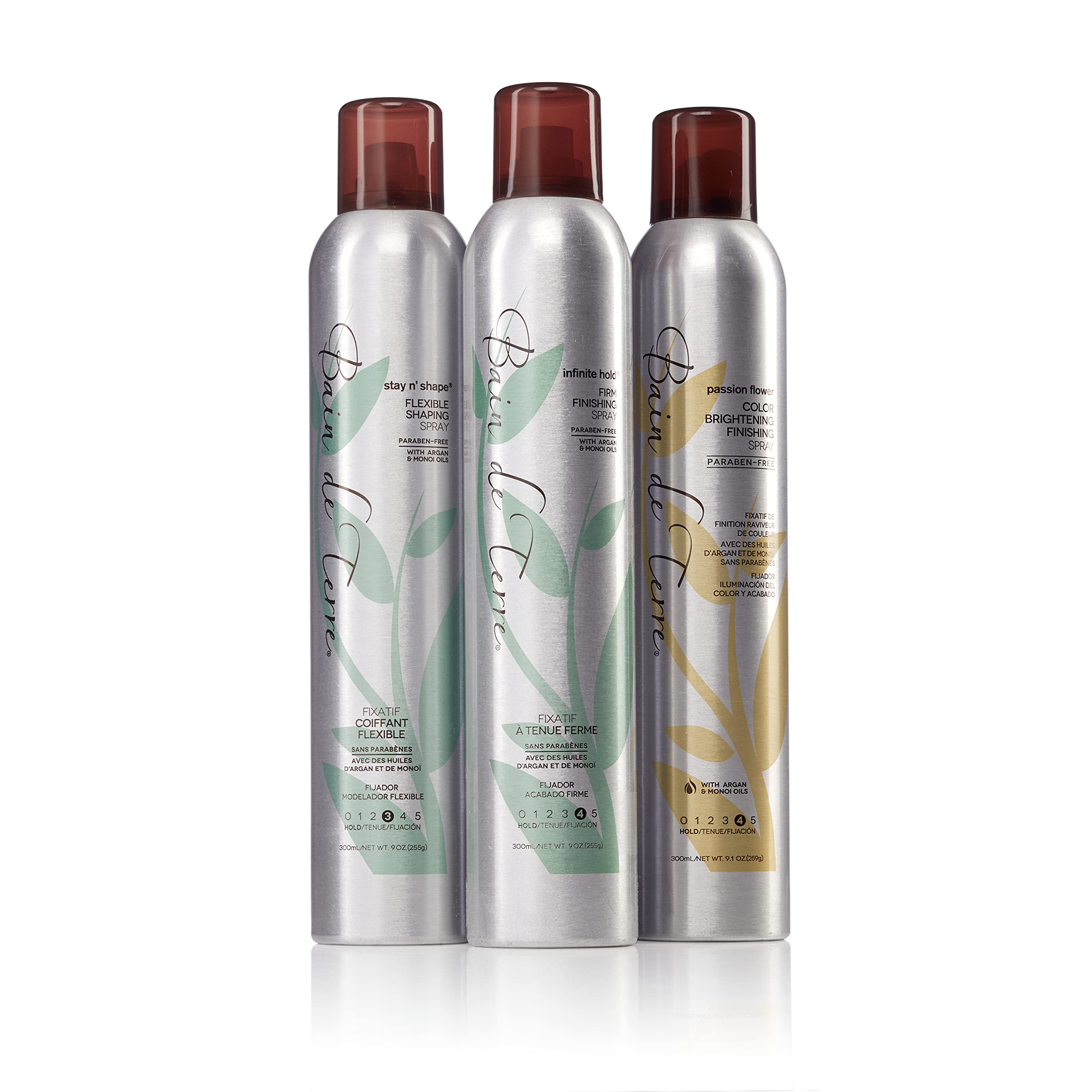 Bain de Terre Magnolia Thermal Iron Protector | Heat Protectant Hair Spray | Conditions & Protects Hair | Argan & Monoi Oils | Paraben Free | Color-Safe | 7 Fl Oz