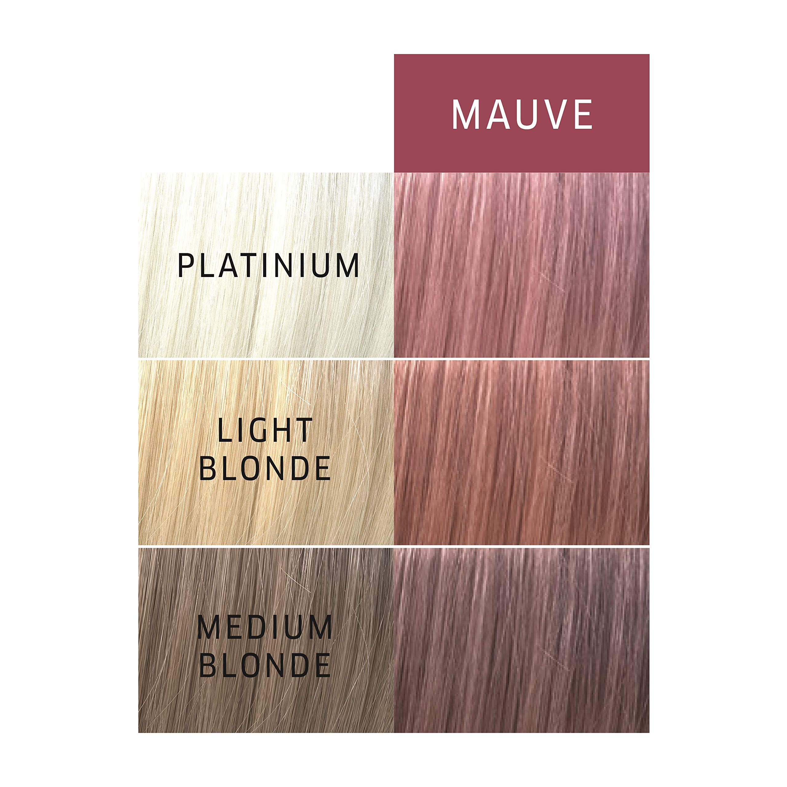 COLORCHARM Paints Semi-Permanent Hair Dye for Temporary Hair Color| Intermixable Shades| Mauve| 2 Fl Oz