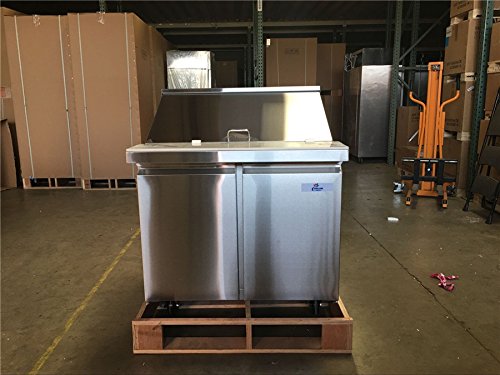 Commercial Refrigerated Sandwich Prep Table 2-door 36" Mega Top Model NSF -XSP-M36