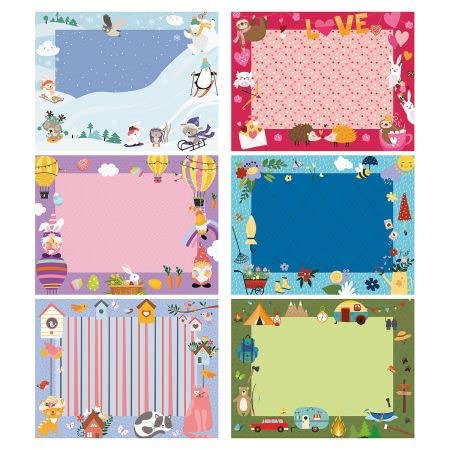 2024 Graphic Photo Insert Wall Calendar, 7-Inch x 9-Inch Size Closed, 14-Inch Size Open, Medium Bookstore-Quality, DIY Spiral-Bound Hanging Monthly Wall Calendars for Kitchen & Office, by Current