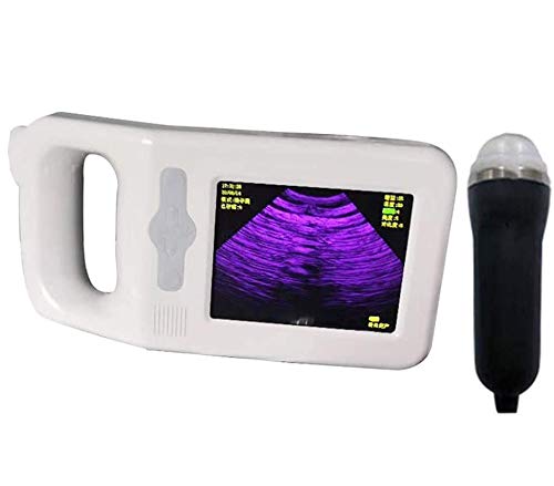 LMEIL Veterinary Ultrasound Scanner kit, Vet/Veterinary/Animal Portable B-Ultrasound Scanner with Tow Probes Convex, Smart Handheld Rechargeable Ultrasound Machine for Farm Pasture Dog Sheep Use.