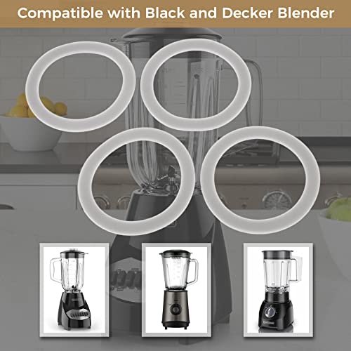 Blender O-Ring Gasket Seal Rubber Sealing O-Gasket Rings, Replacement for Hamilton Beach (Pack of 3)