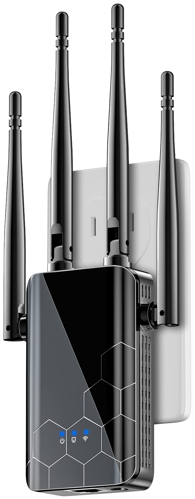 2023 WiFi Extender Signal Booster for Home, Wi-Fi Range Extenders up to 9000sq.ft, Internet Extender Booster with with Ethernet Port, Wireless Signal Amplifier Support 1-Tap Easy Setup