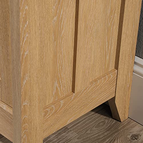 Sauder August Hill Bookcase, L: 32.28" x W: 15.51" x H: 71.89", Dover Oak Finish