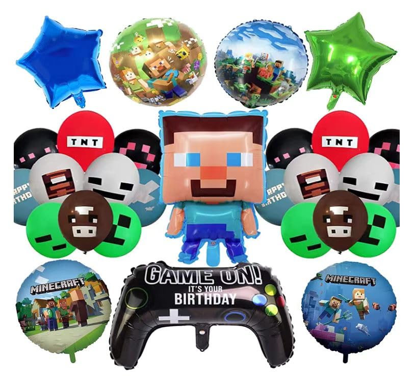 20 foil balloons, birthday party decorations for boys and girls