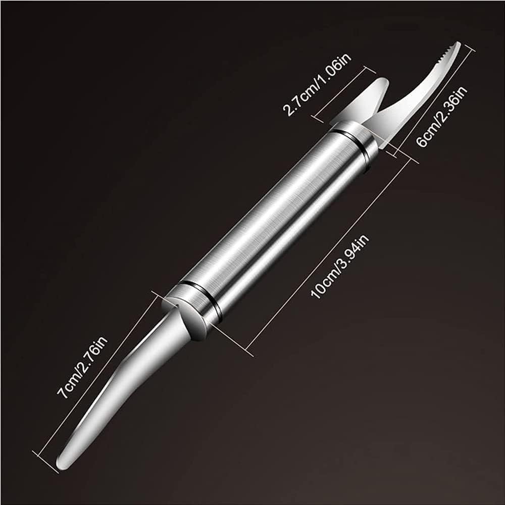 5 in 1 Multifunctional Shrimp Line Fish Maw Knife, 5 In 1 Multifunctional Shrimp Deveiner and Peeler Knife Tool, Removing Splitting/Scaling/Cutting. (3 PCS)