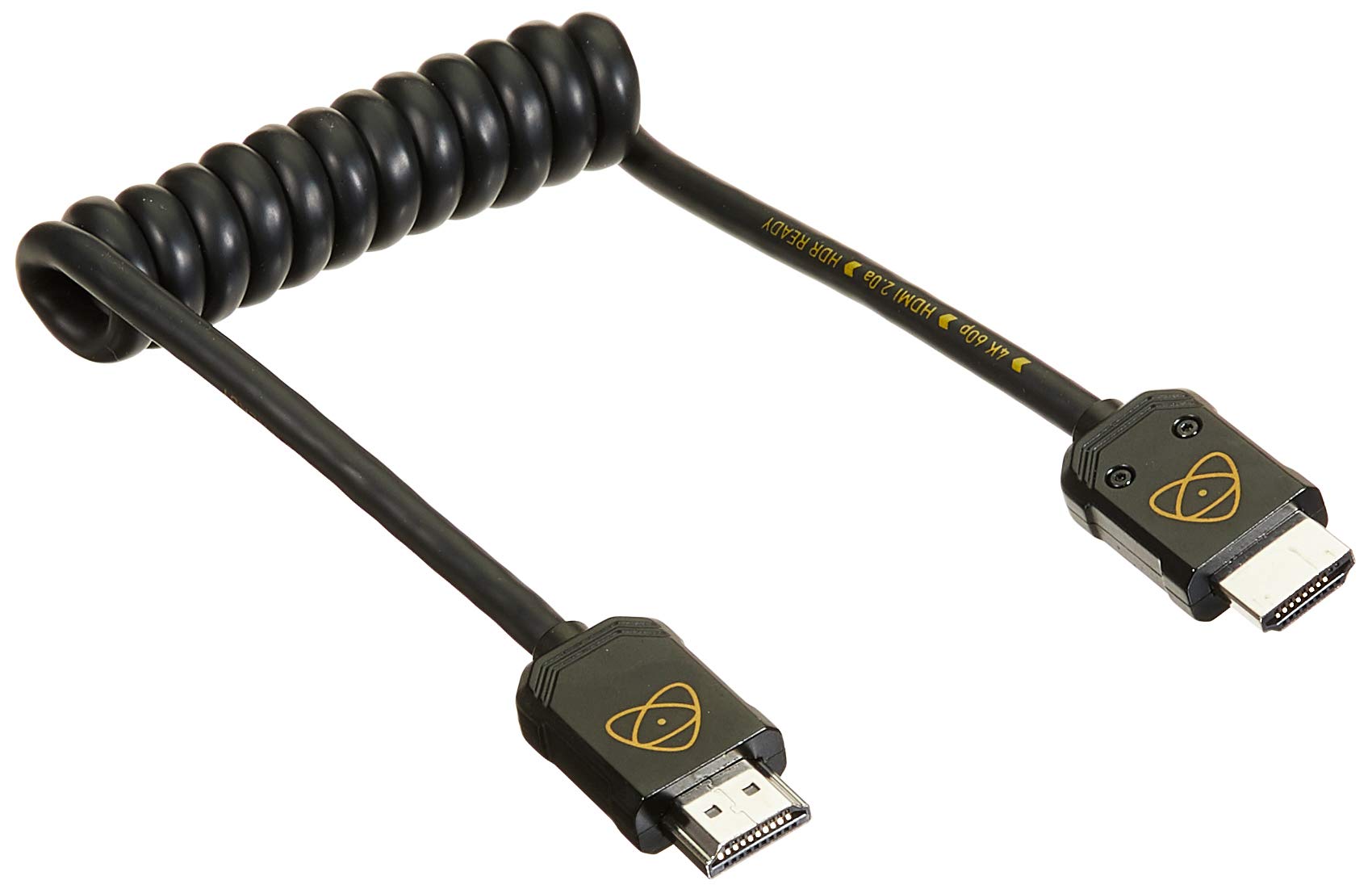 Atomos ATOM4K60C5 ATOMFLEX PRO HDMI 2.0 30cm Coiled Cable (Full To Full)