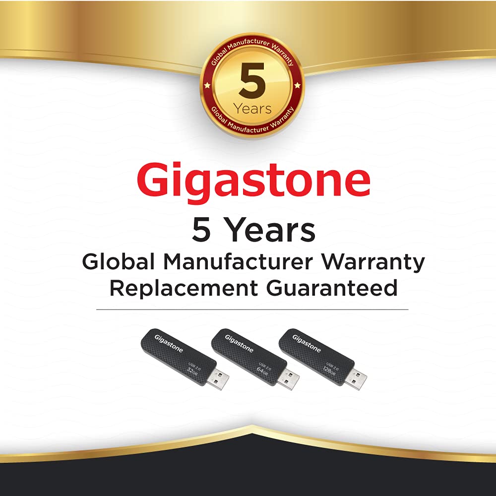 GIGASTONE V30 32GB USB 2.0 Flash Drive, Retractable Sliding Design Pen Drive, Carbon Fiber Style Thumb Drive, Reliable Performance & Durable