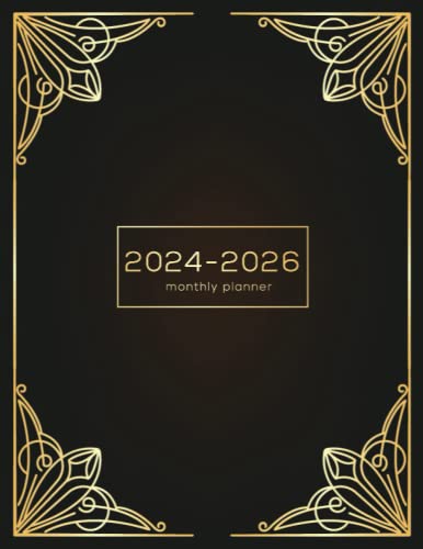 2024-2026 monthly planner: Three Year Calendar January 2024 - December 2026 with Federal Holidays