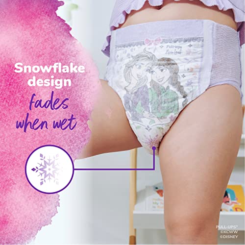 Pull-Ups New Leaf Girls' Disney Frozen Potty Training Pants, 2T-3T (16-34 lbs), 124 Ct (4 Packs of 31), Packaging May Vary