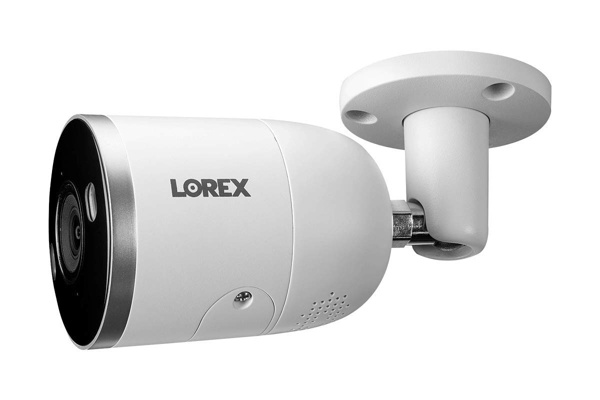 Lorex N4K3SD-1612WB 4K Smart Deterrence 16 Channel Surveillance System w/ N862A63B 4K 3TB Fusion NVR and 12 E892AB 4K Smart Deterrence Bullet Cameras