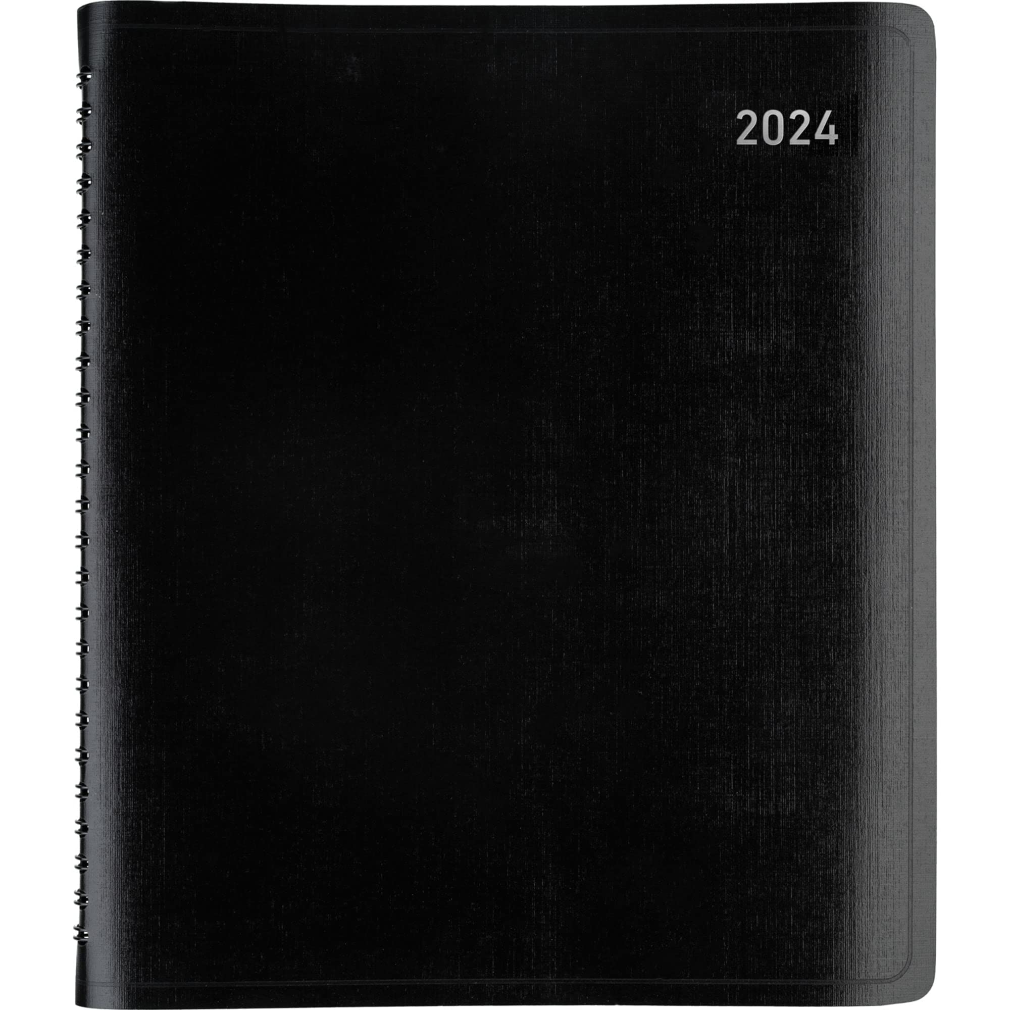 2024 Office Depot® Brand Weekly/Monthly Planner, 7" x 9", Black, January to December 2024, OD712000