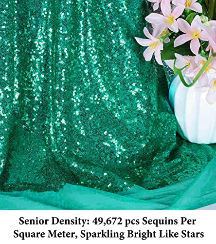 Sequin Fabric by The Yard Sparkly Fabric Green Fabric for Sewing Sequence Material Fabric Little Mermaid Fabric Sequin Fabric Quilting Fabric Flip Sequin Fabric for Wedding Dress