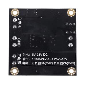 DONGKER TPS5430 Voltage Regulator Module,DC-DC -12V 12V Positive Negative Dual Output Module Power Supply Module with Switching