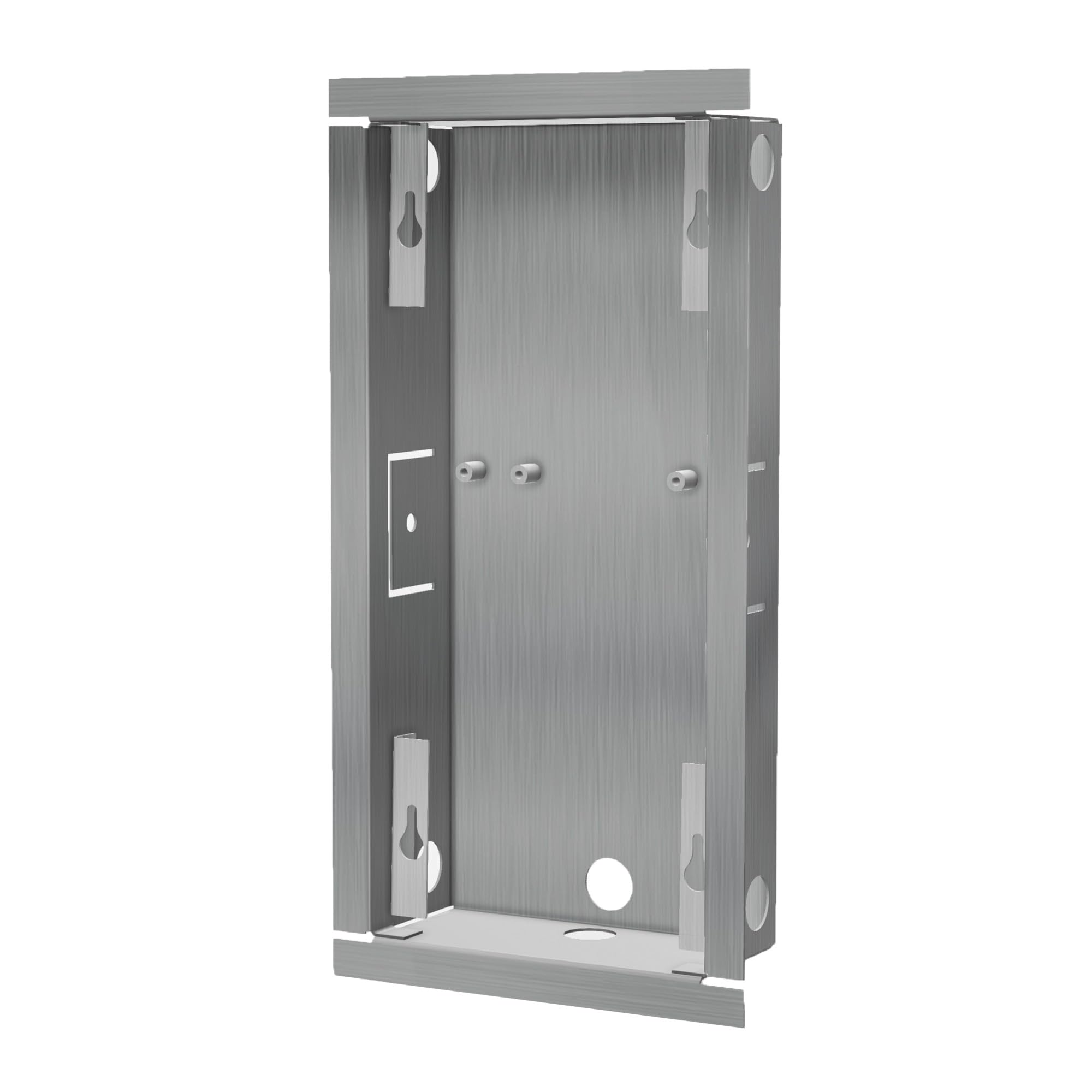 DoorBird IP Video Door Station D2101V, Aluminum, Powder-Coated, semi-Gloss, RAL 7016, incl. Flush-mounting housing, 1 Call Button