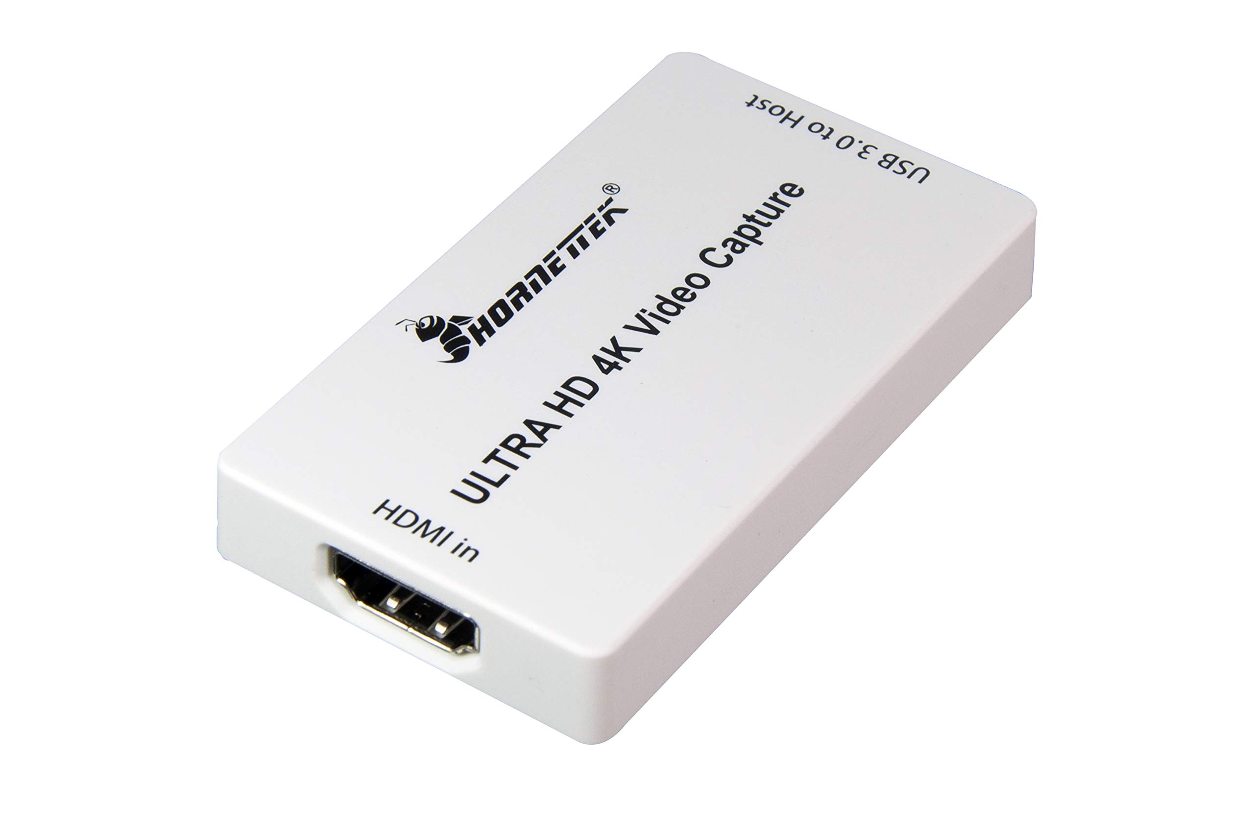 HornetTek True 4K UHD Game Recorder True 4K Recording Input & Output USB 3.0 Video Capture Device Zoom Compatible