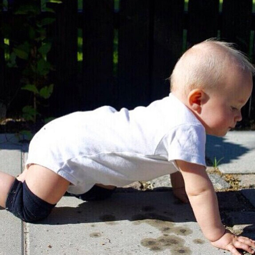 BOSONER Baby Knee Pads for Crawling: Anti-Slip Infant Knee Pads for Crawlers - 5 Pairs Leg Warmers for 6-24 Months