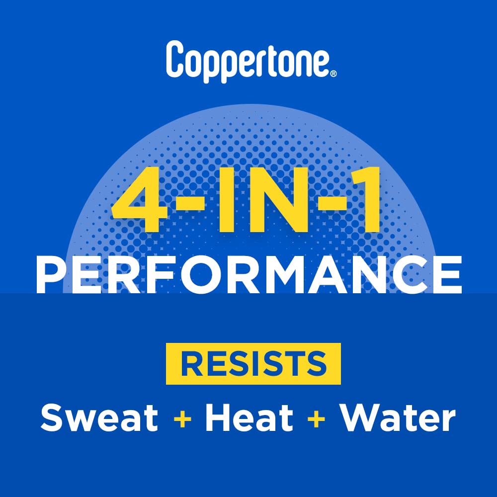 Coppertone SPORT Sunscreen Spray SPF 100, Water Resistant, Continuous Spray Sunscreen, Broad Spectrum SPF 100 Sunscreen, 5.5 Oz Spray