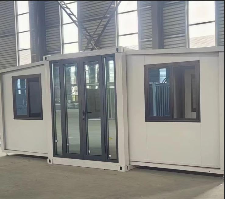 40 ft Mobile Home, Expandable Container House, 3 Bedrooms, One Living Room, One Kitchen, One Bathroom, 12KW Power Consumption Custom Design Container Mobile House Extendable Container House