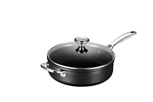 Le Creuset Toughened Nonstick PRO Saute Pan With Glass Lid, 4.25 qt.