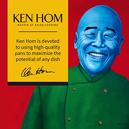 Ken Hom 7-Inch Stainless Steel Cleaver - Chinese Cleaver Knife - Meat & Vegetable Cleaver - Hand Wash Kitchen Knife