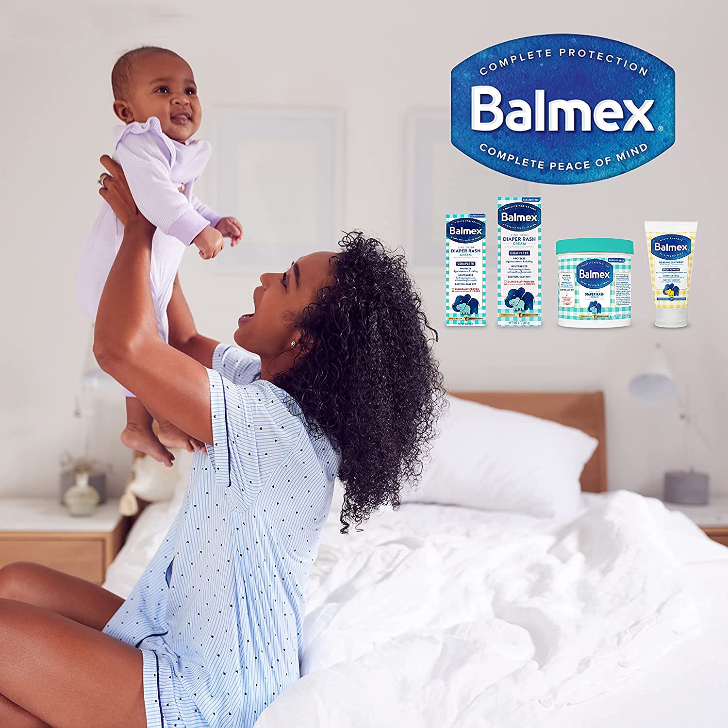 Balmex Diaper Rash Cream, 16-Ounce Jars