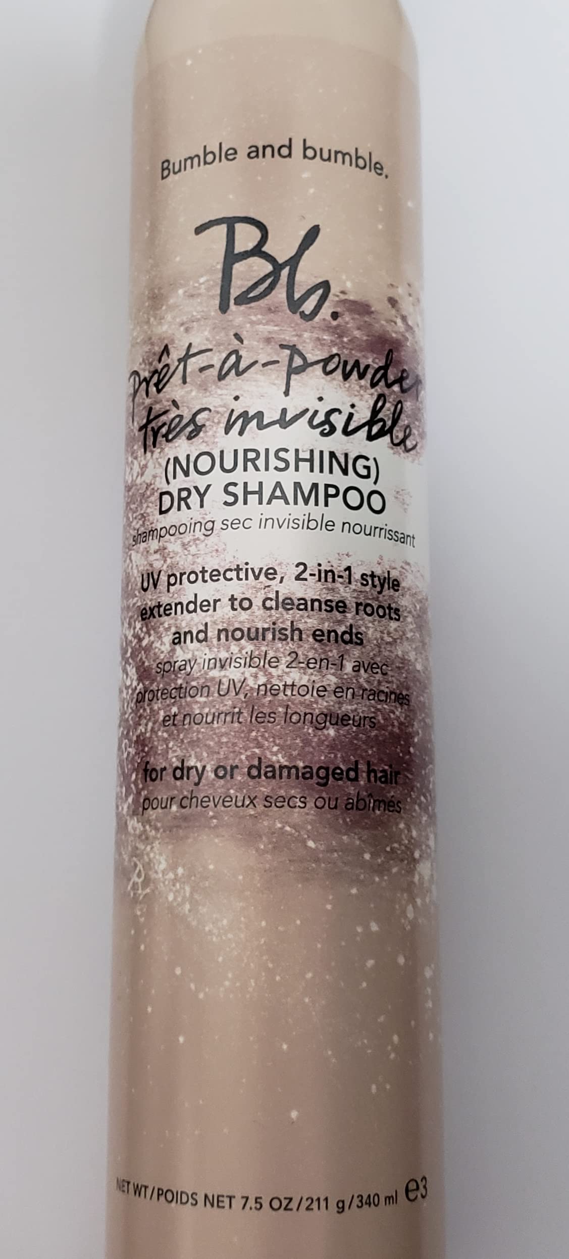 Bumble and Bumble Pret A Powder Tres Invisible NOURISHING BIG Dry Shampoo 7.5 Oz