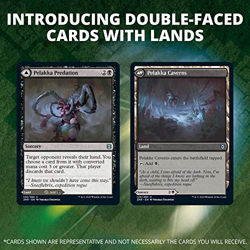 Magic: The Gathering Zendikar Rising Draft Booster Box | 36 Booster Packs (540 Cards) + 1 Box Topper | 36 Full Art Lands | Factory Sealed