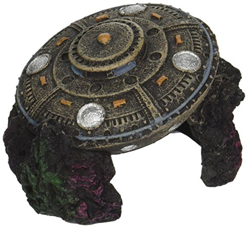 Blue Ribbon PET Products 030157015909 Exotic Environments Crashed UFO with Cave