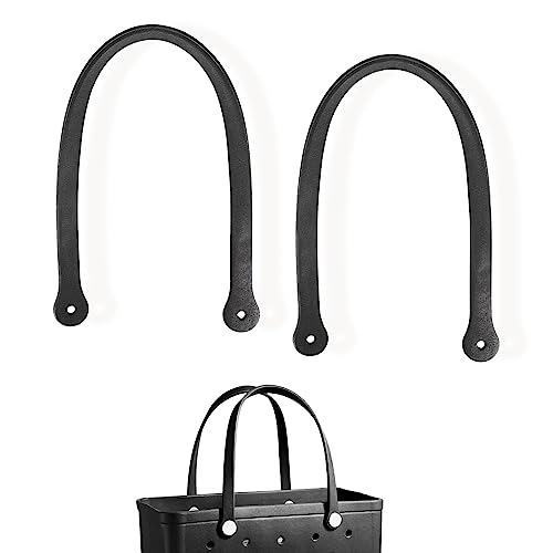 Bag Strap Replacement for Bogg Bag, Bag Handle Strap Replacement for Bogg Bag, Rubber Pouch, EVA Carry Bag, Beach Bag Repair Kit (Black)