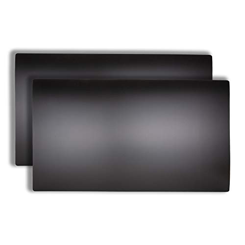 Extra Large 30x18 Cutting Board Mat, 2 Pack for Catering, Food Service, BBQ and Fishing, Black