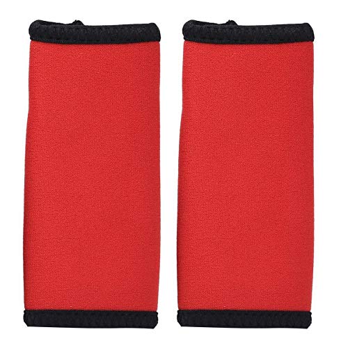 2pcs Anti-Skid Boat Paddle Grips Mini Portable Kayak Canoe Paddle Grips Neoprene Paddle Cover Kayak Accessories (Color : Black)