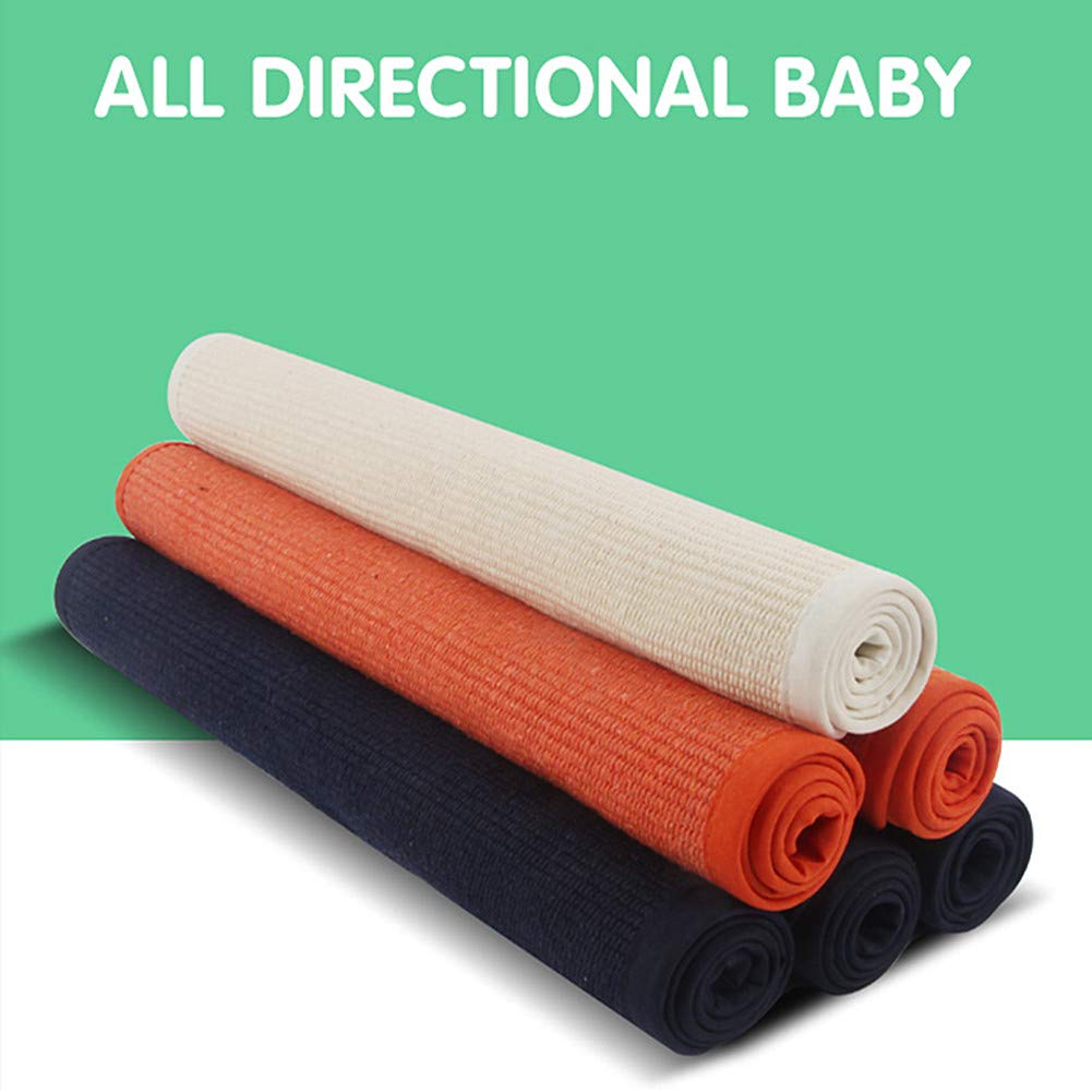 UKELER Montessori Mat for Nursery Preschool Kindergarten Soft Baby Play Mat Cotton Working Rug for Toddlers Babies Children, 27.5''×43.3'', Off-White